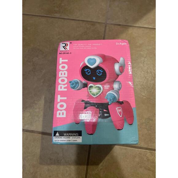 Other | Robot Bot Pioneer Pink Robot Toy With Music Lights Movement ...